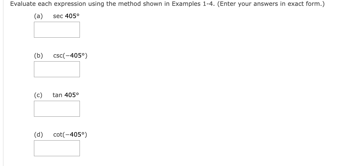 Evaluate each expression using the method shown in | Chegg.com