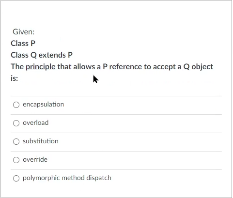 Solved Given: Class W Class X extends W Class Y extends W | Chegg.com