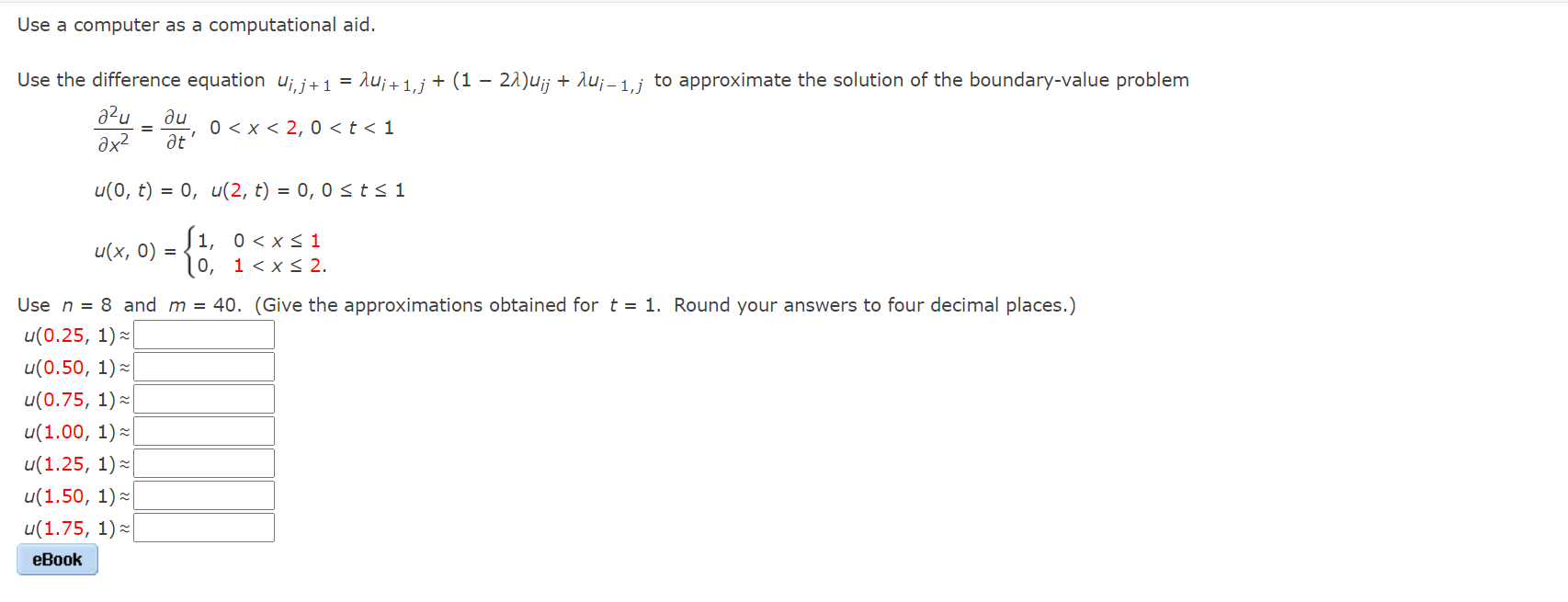 Solved Use a computer as a computational aid. Use the | Chegg.com