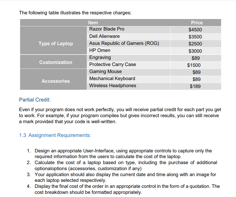 Solved Part 1: Assignment Objectives This assignment tests | Chegg.com