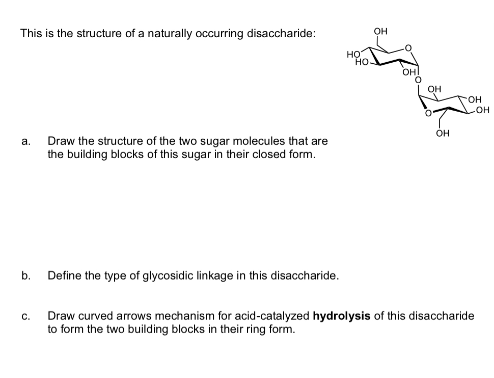 Solved This is the structure of a naturally occurring | Chegg.com