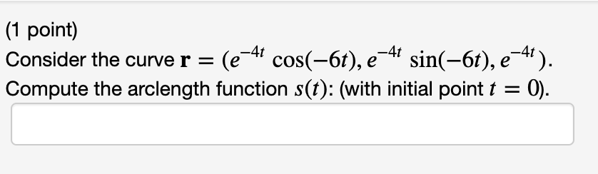 Solved Consider the curve | Chegg.com
