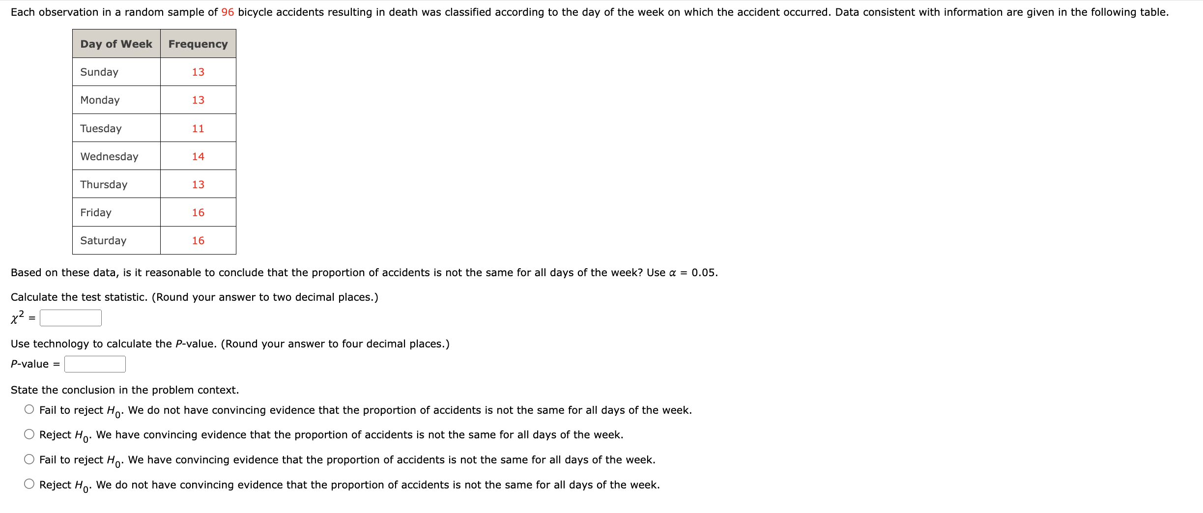 Solved Based on these data, is it reasonable to conclude | Chegg.com