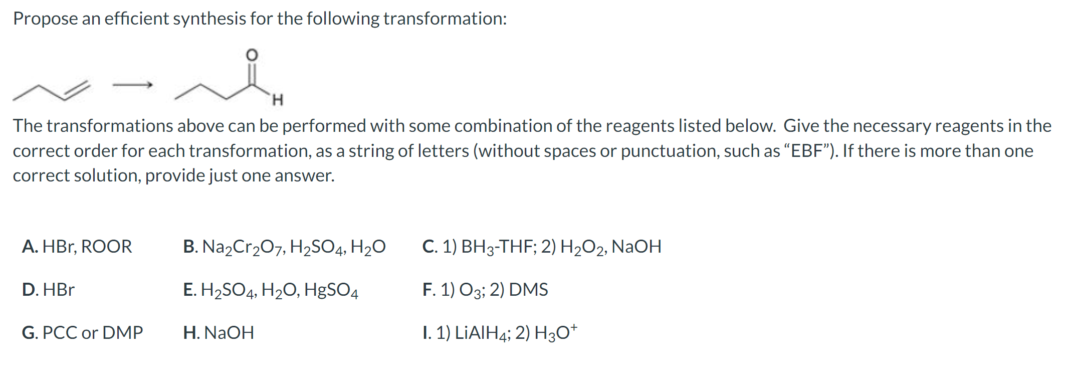 Solved Propose an efficient synthesis for the following | Chegg.com