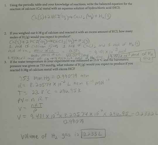 Solved Rework the problems 1-3 given above using H,PO, | Chegg.com