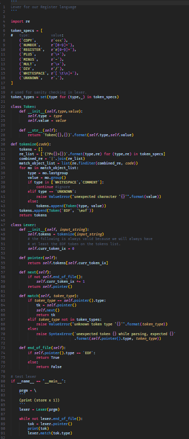 Solved 3 Deliverables Your interpreter should be written in | Chegg.com
