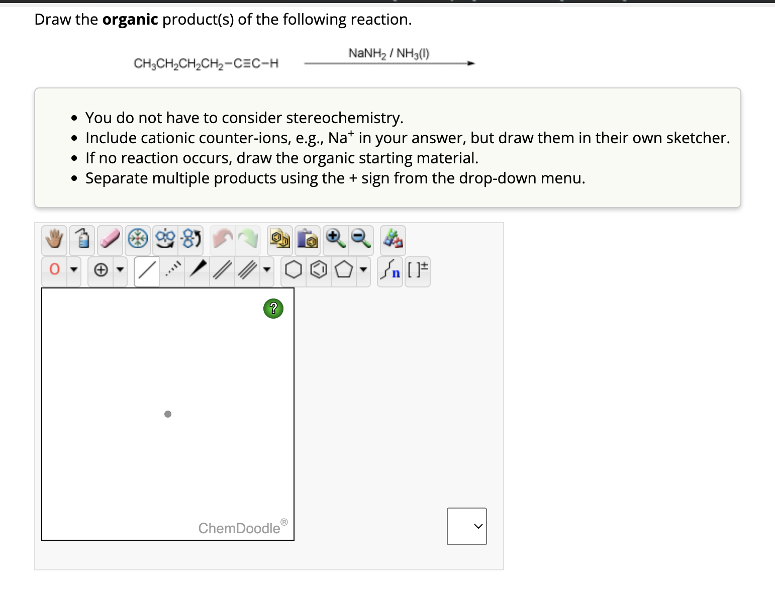 Solved Draw The Organic Product S Of The Following
