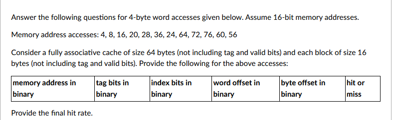 Solved Answer the following questions for 4-byte word | Chegg.com
