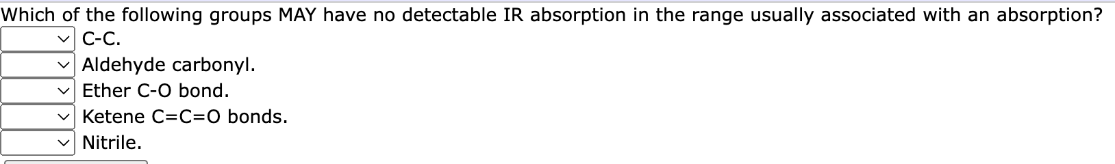 Solved Which of the following groups MAY have no detectable | Chegg.com