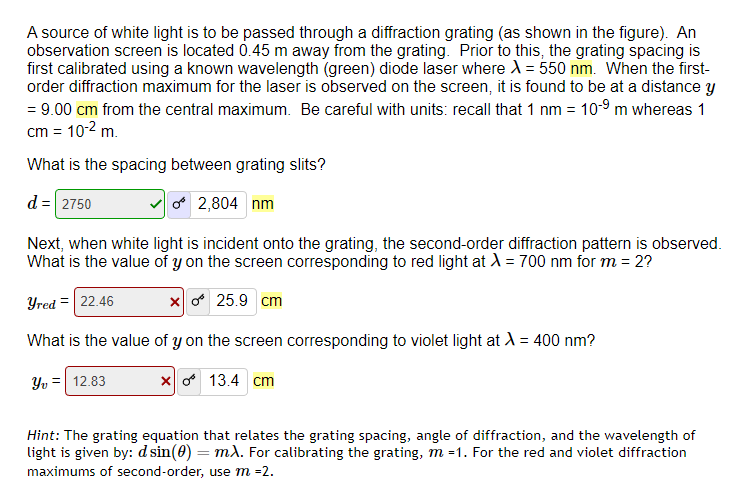 Solved A source of white light is to be passed through a | Chegg.com