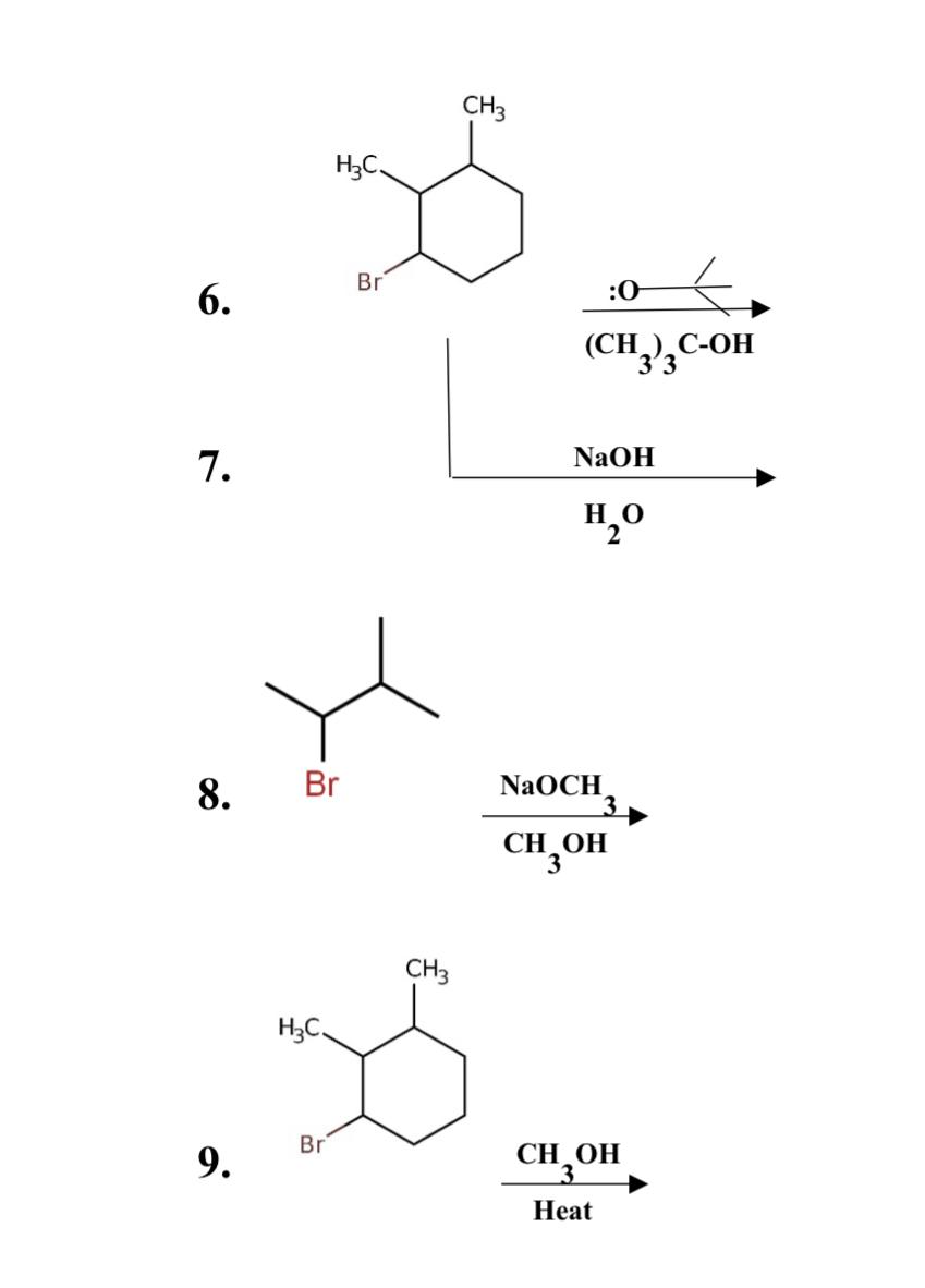 Solved Complete the following reactions. Show all | Chegg.com