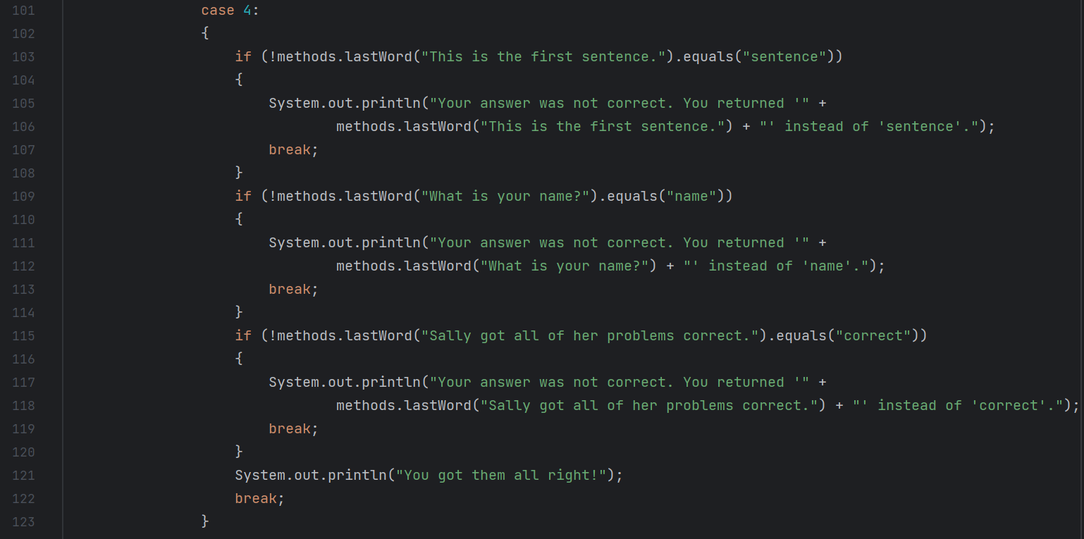 Solved Program Two - Method TesterPlease complete the | Chegg.com