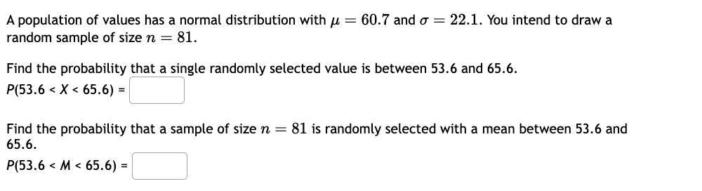 Solved A population of values has a normal distribution with | Chegg.com