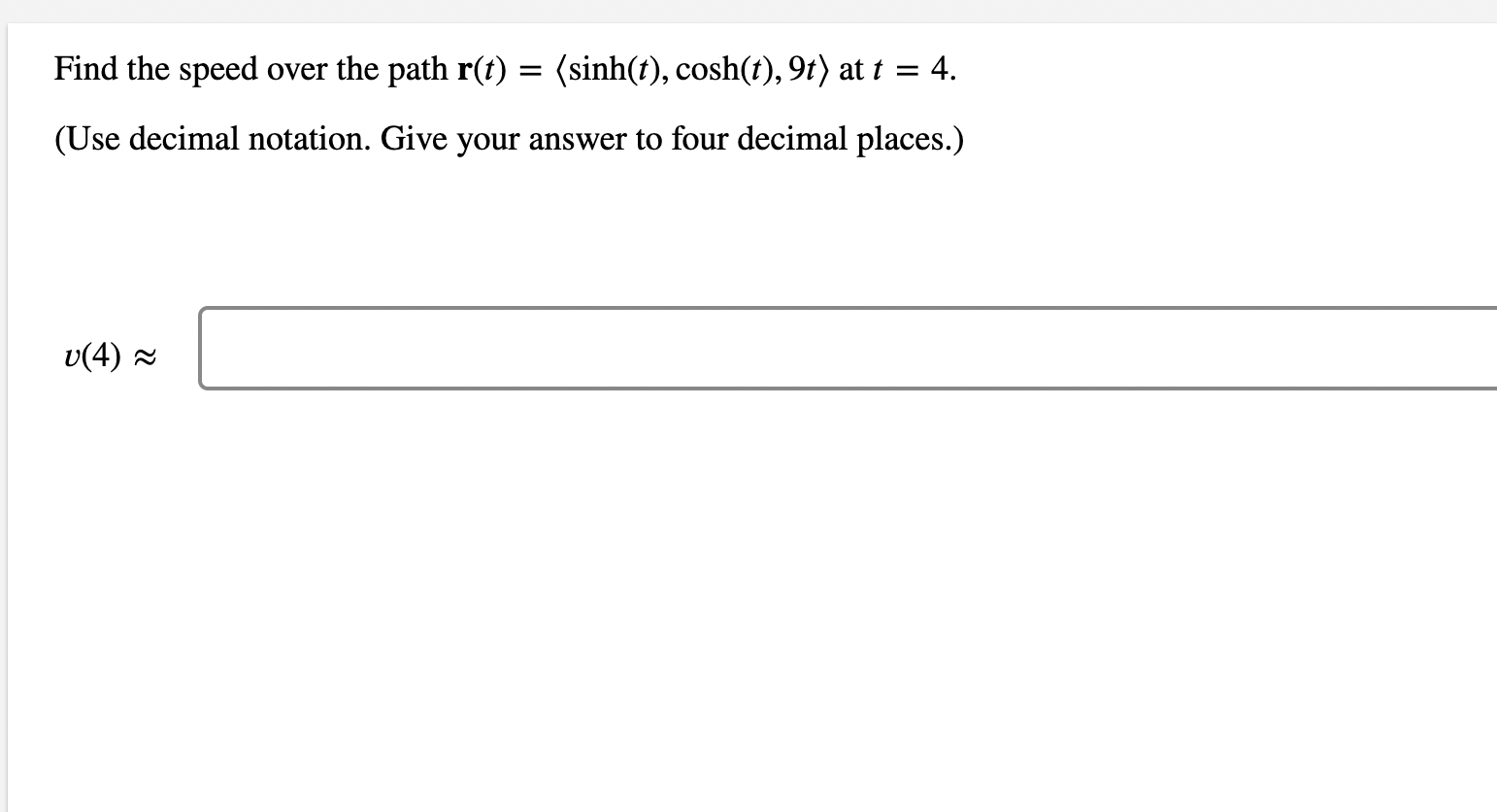 Solved Find the speed over the path | Chegg.com