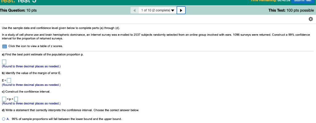 Solved D OPTION: d) Write a statement that correctly | Chegg.com