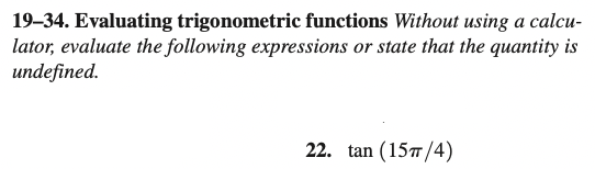Solved 19-34. Evaluating trigonometric functions Without | Chegg.com