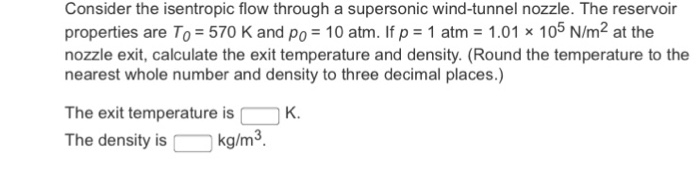 Solved Consider the isentropic flow through a supersonic | Chegg.com
