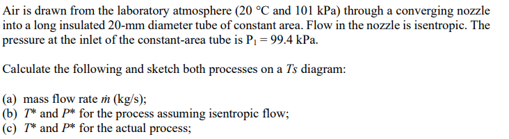 Solved Air is drawn from the laboratory atmosphere (20∘C and | Chegg.com