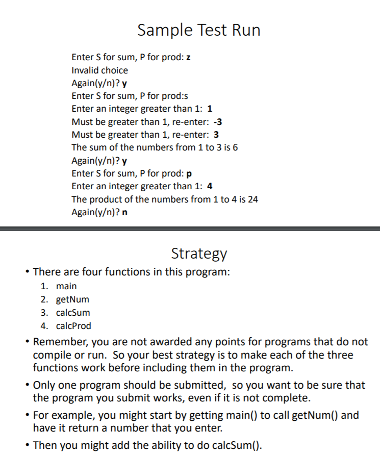 Solved Program Specifications Carefully Read The Entire
