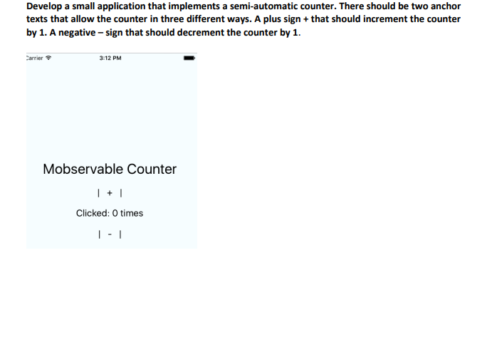Solved Develop a small application that implements a | Chegg.com