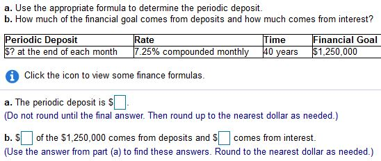 Solved a. Use the appropriate formula to determine the | Chegg.com