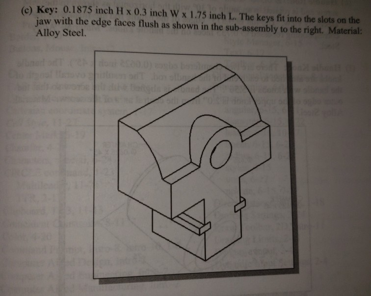 Solved Create a fully dimensioned, multiview drawing of the | Chegg.com