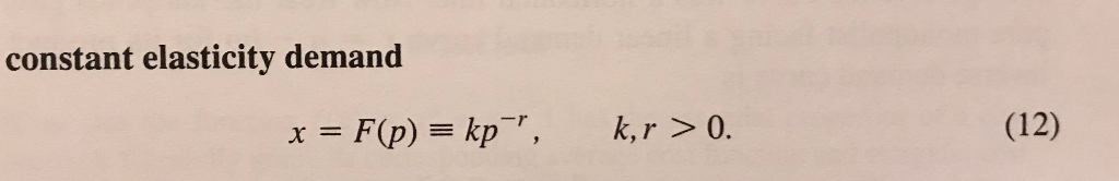 Solved compute the point elasticity for the demand function | Chegg.com