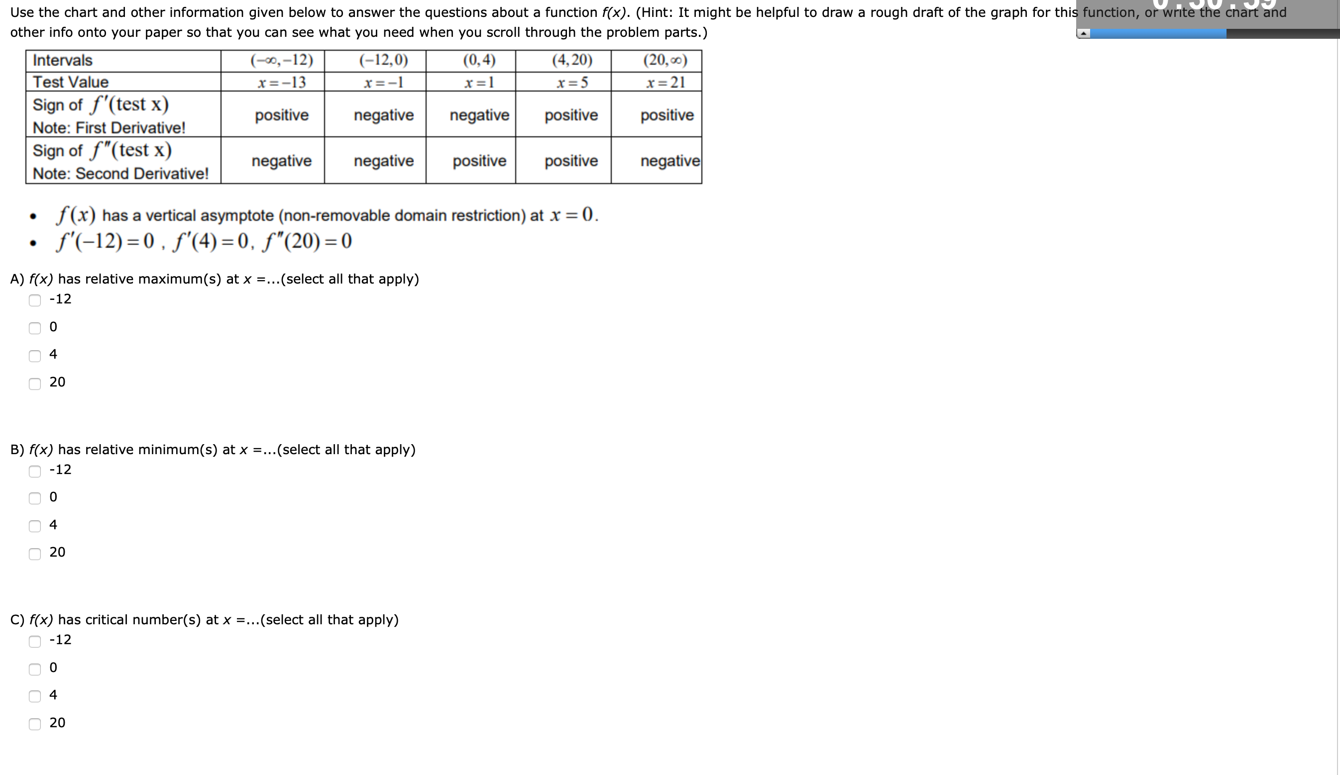 Solved Use the chart and other information given below to | Chegg.com