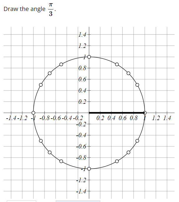 Solved Draw the angle 3π. | Chegg.com