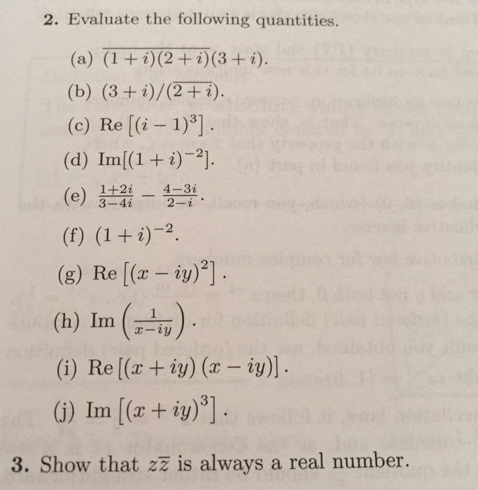 Solved Evaluate the following quantities. (a) /(1 + i) (2 + | Chegg.com