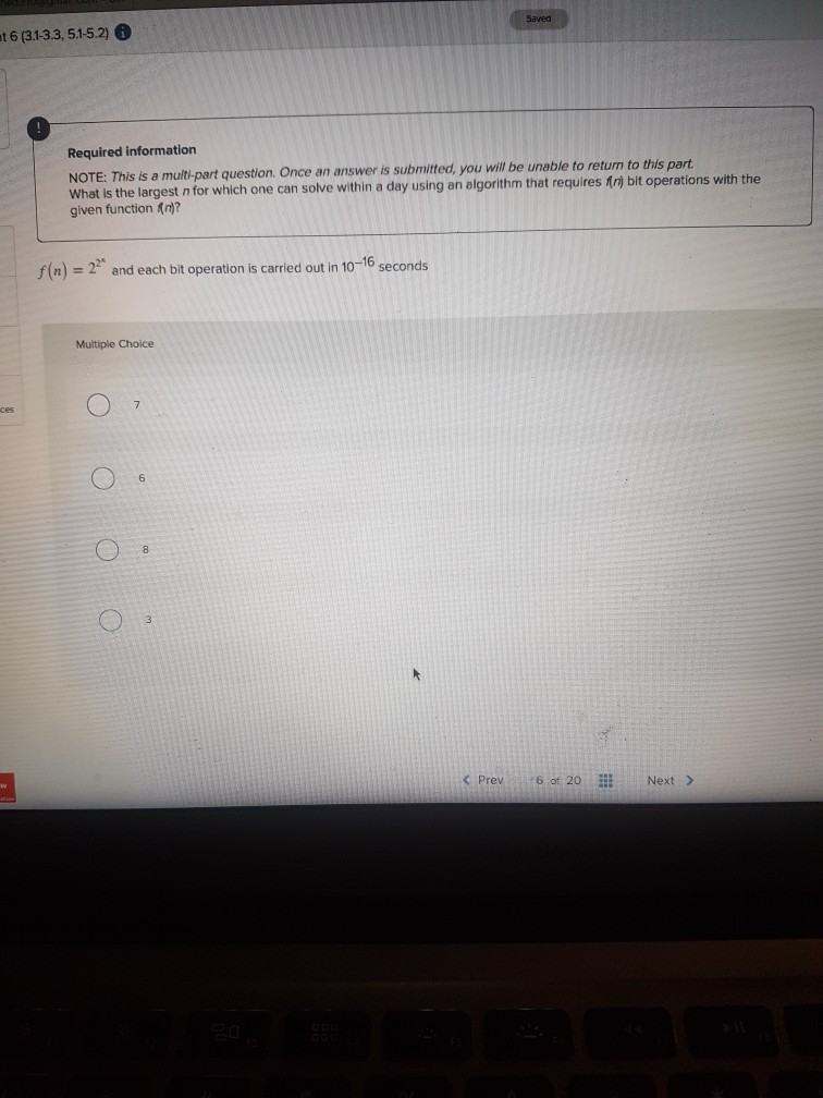 Solved Saved 16 (3.1.3.3, 51-5.25 0 Required information | Chegg.com