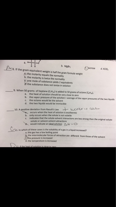 Solved If the gram equivalent weight is half the gram | Chegg.com