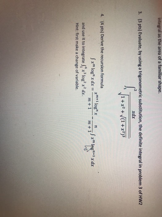 Solved Evaluate, by using a trigonometric substitution, the | Chegg.com