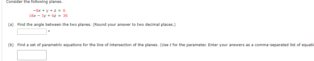 Solved Find a set of parametric equations of the line with | Chegg.com