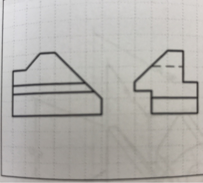 Solved Draw the two given views and a complete auxiliary | Chegg.com