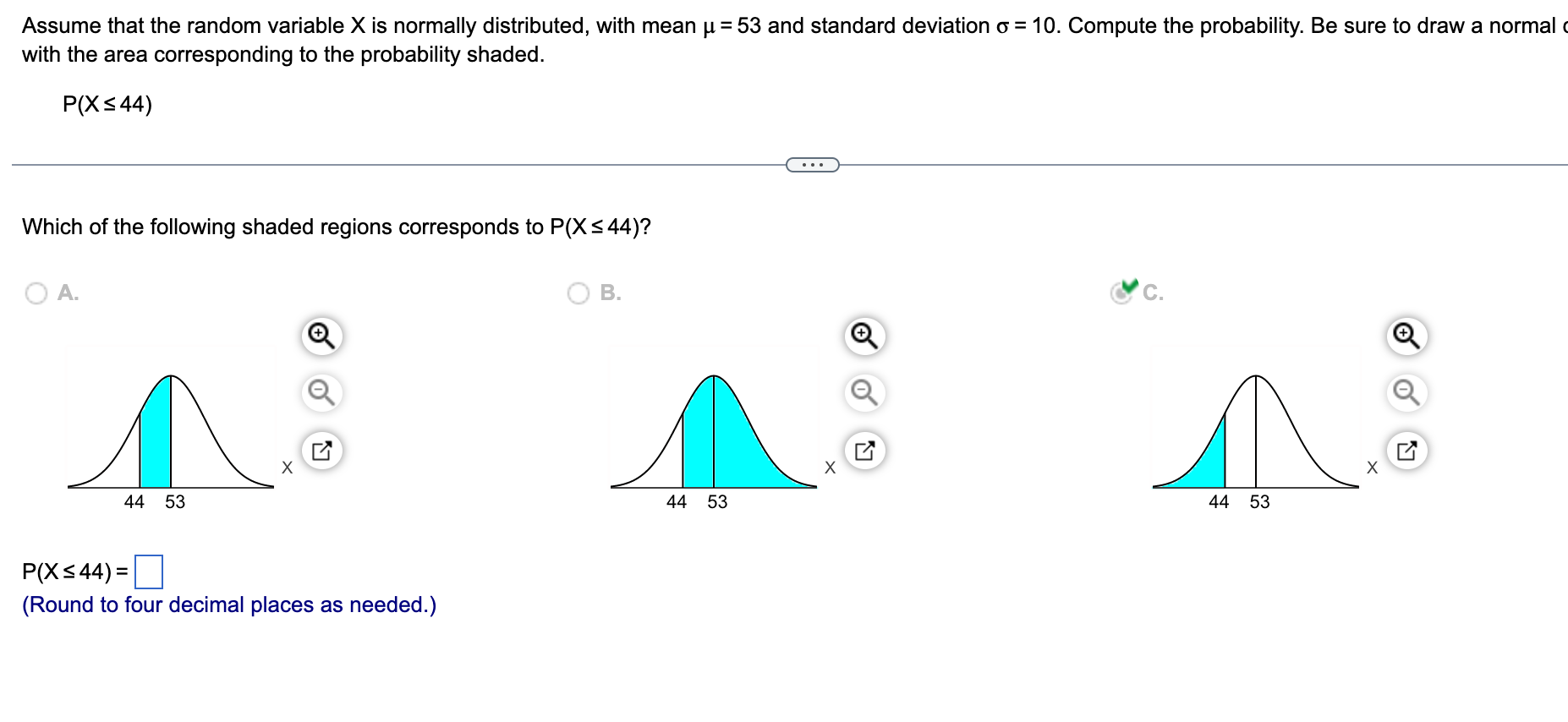 Solved Assume the random variable X is normally distributed | Chegg.com