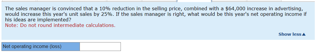 Solved Problem 2-23 (Algo) CVP Applications; Contribution | Chegg.com