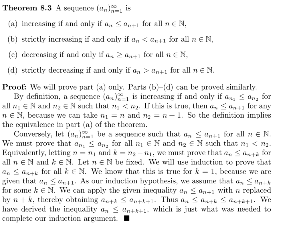 Solved 1(a) A sequence (an)∞n=1 is defined by a1 =0 and an+1 | Chegg.com