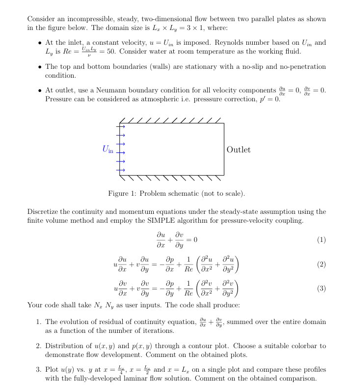 Solved Consider an ﻿incompressible, steady, two-dimensional | Chegg.com