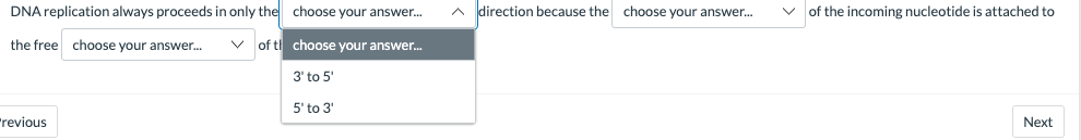 Solved The DNA double helix found in living organisms Select | Chegg.com
