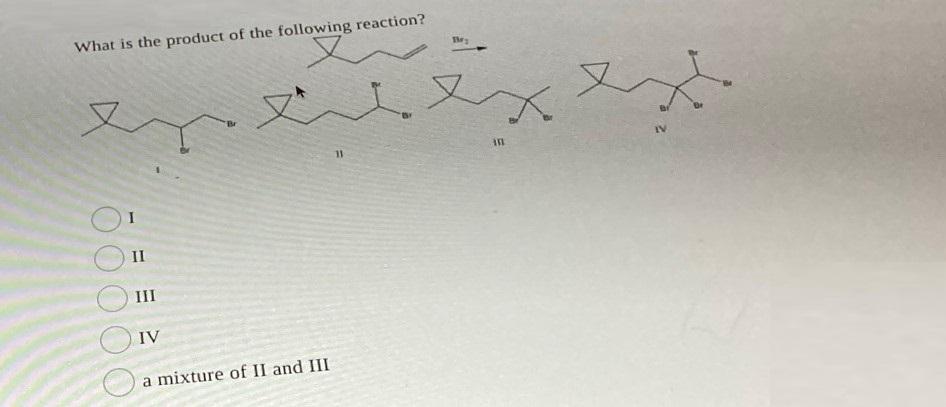 Solved What is the product of the following reaction? ex 7 | Chegg.com