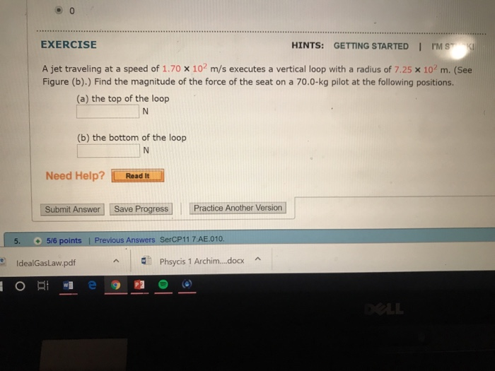 Solved EXERCISE HINTS: GETTING STARTED I I'M S A jet | Chegg.com