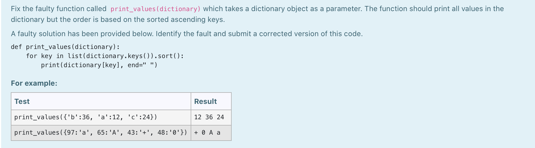 Solved Fix the faulty function called | Chegg.com