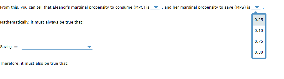 Solved 2. Consumption and saving definitions Suppose Eleanor | Chegg.com
