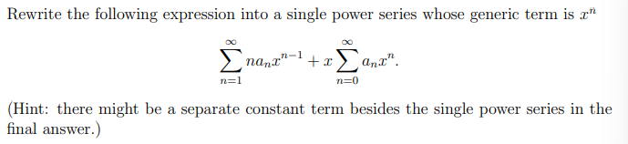 Solved Rewrite the following expression into a single power | Chegg.com