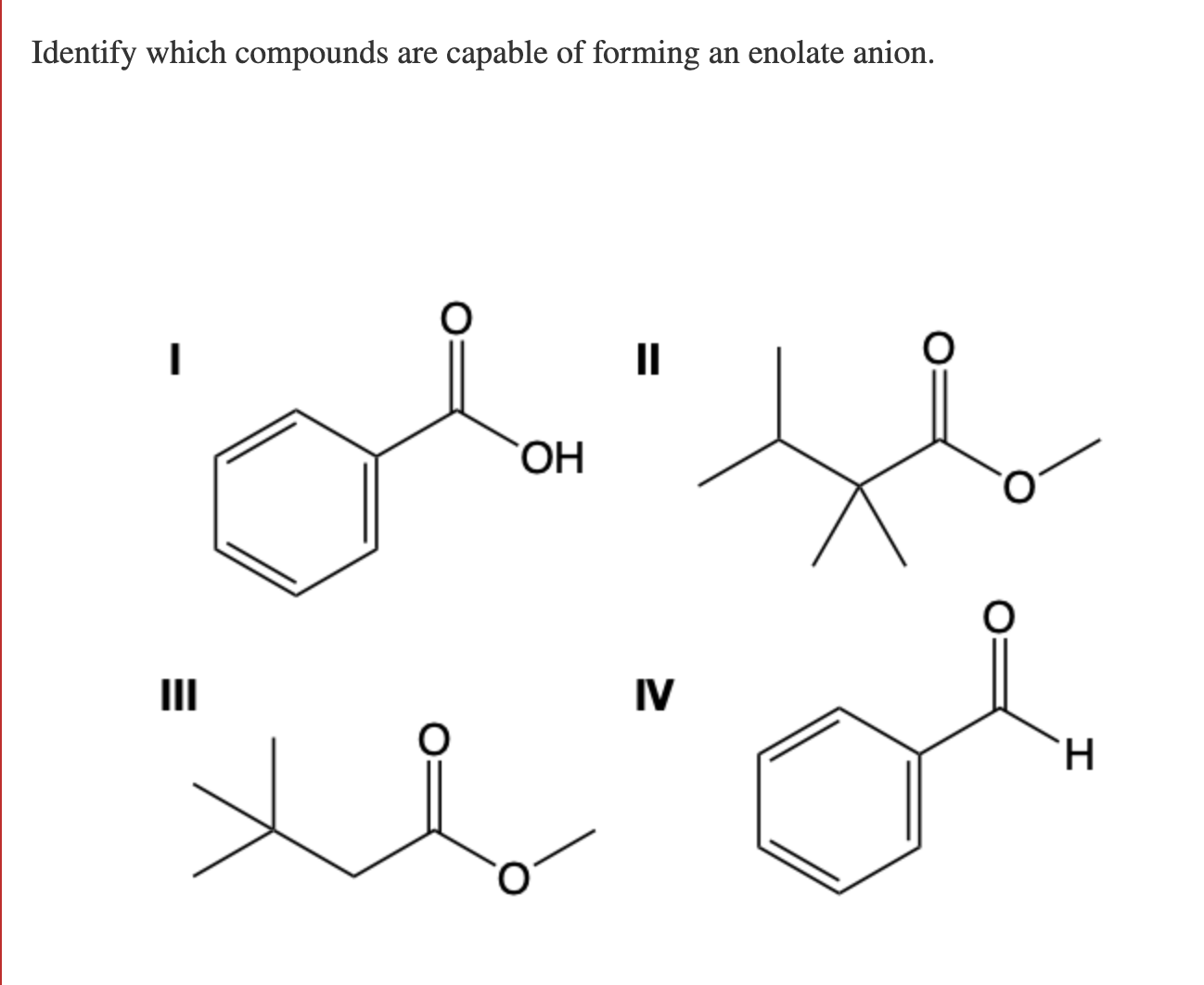 Solved Identify which compounds are capable of forming an | Chegg.com