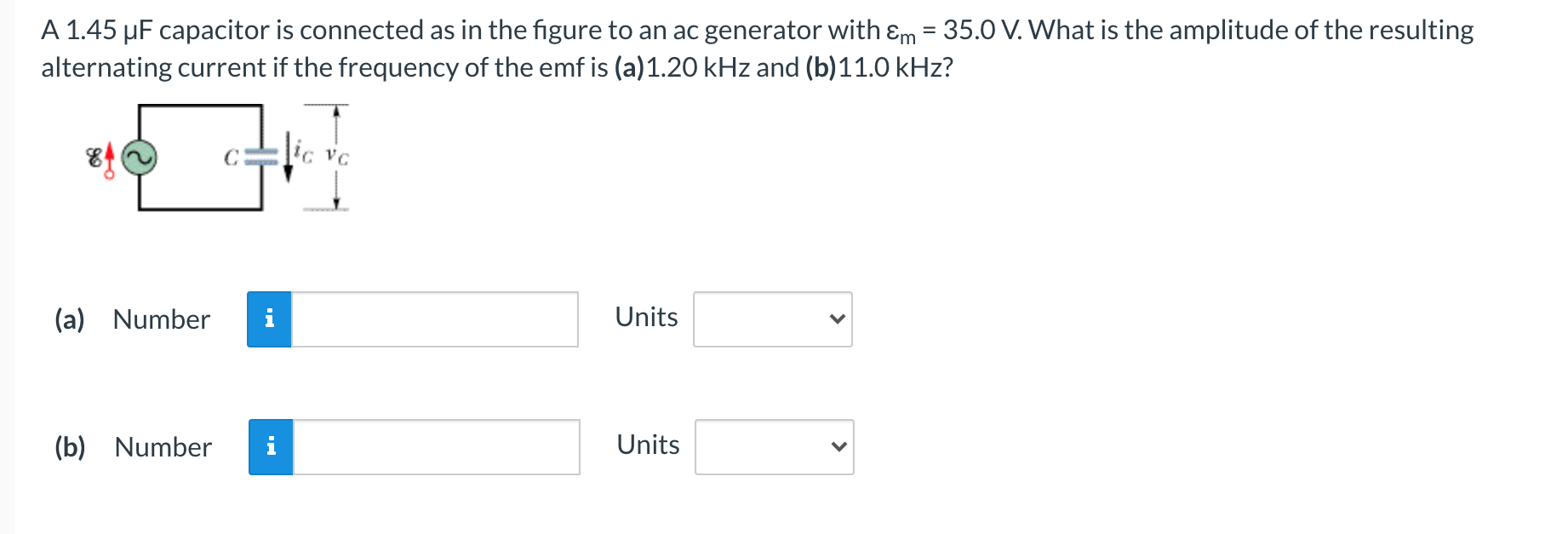 Solved A 1.45 uF capacitor is connected as in the figure to | Chegg.com