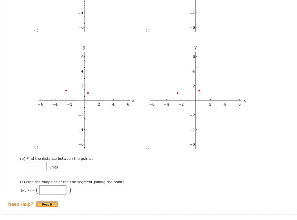 Solved Consider the following. (5, 7), (10,7) (a) Plot the | Chegg.com