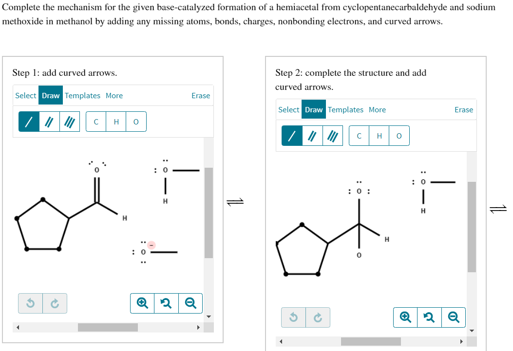 Solved Complete the mechanism for the given base-catalyzed | Chegg.com