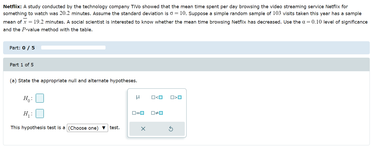 Solved Hello I need help solving this statistics problem | Chegg.com